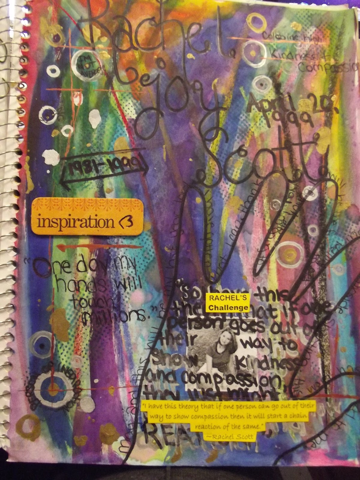 J. Frank Hillyard Middle School Art Room: STUDENT JOURNAL PAGES