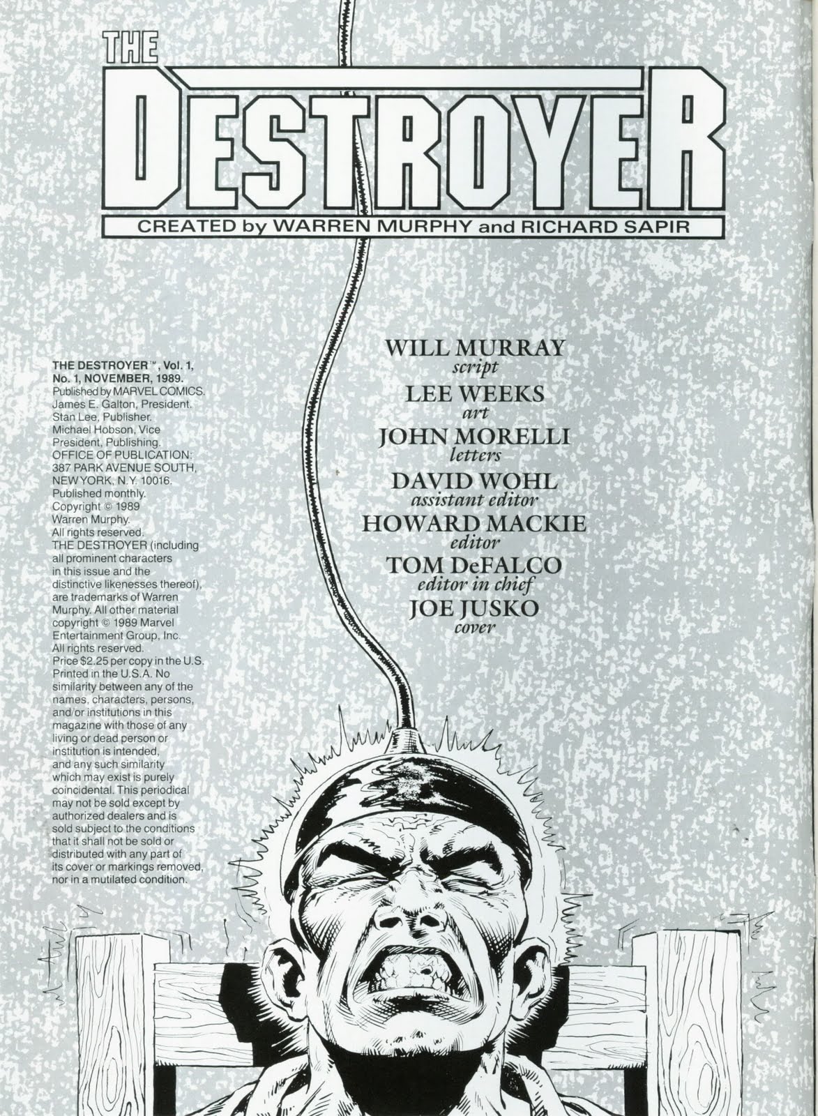 THE FABULOUS MRS. POOPENPLATZ: THE DESTROYER MAGAZINE #1