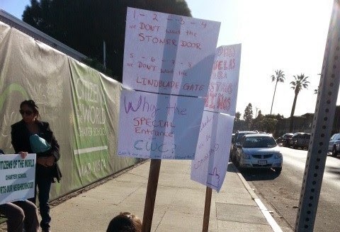 Adventures in Charter School Co-location: [Flashback] Cwc protest #2