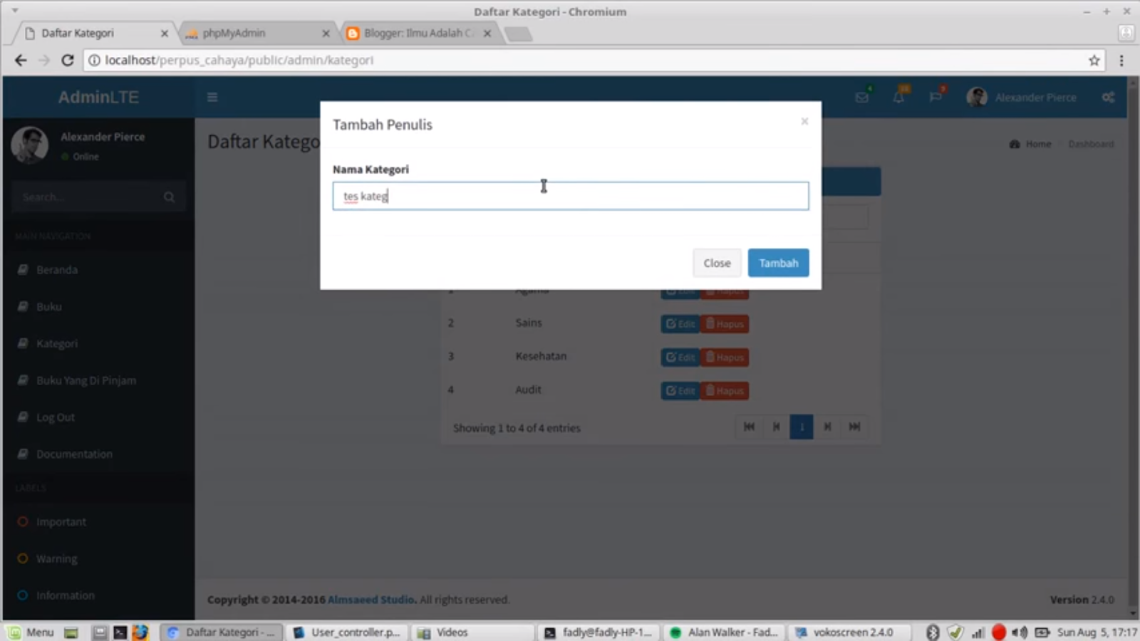 Membuat Aplikasi Point Of Sale Dengan Laravel Dan Ajax