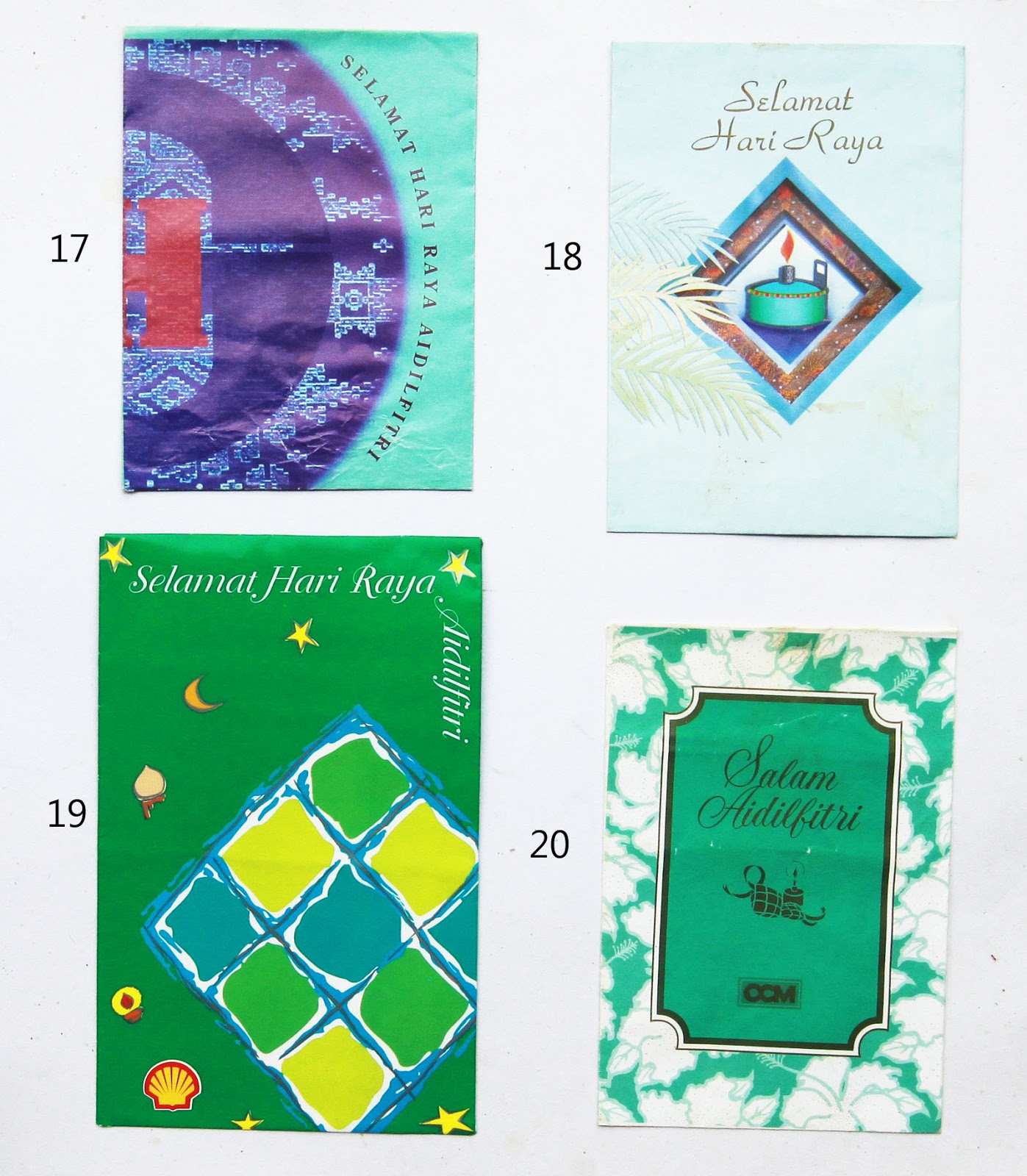 Koleksi sampul duit raya tahun 1996 - 2000 - Unikversiti