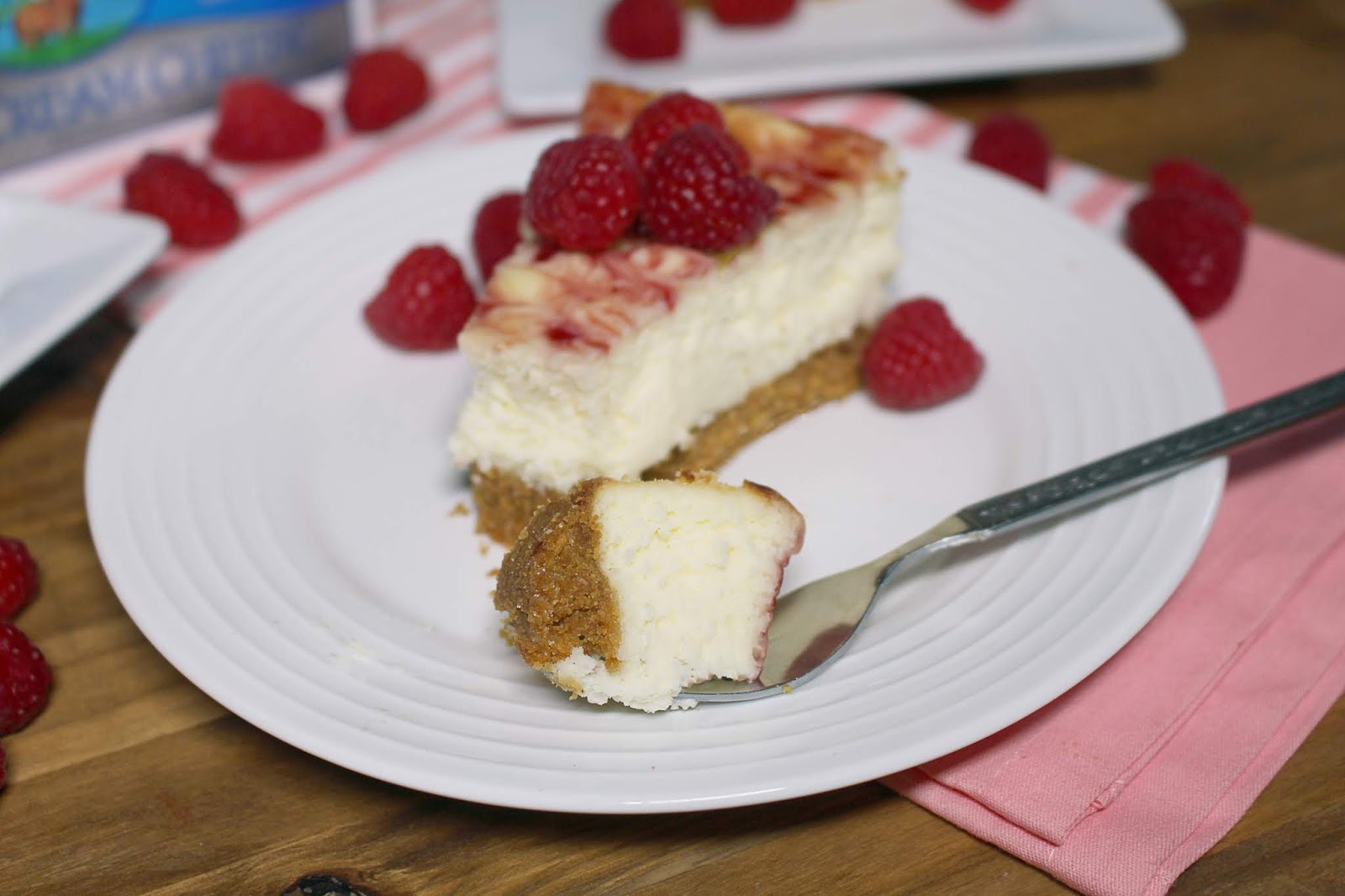 Kylee's Kitchen: Raspberry cheesecake for 2 people