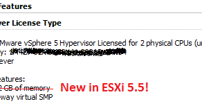 VMware Front Experience: What's in ESXi 5.5 for free license and white ...