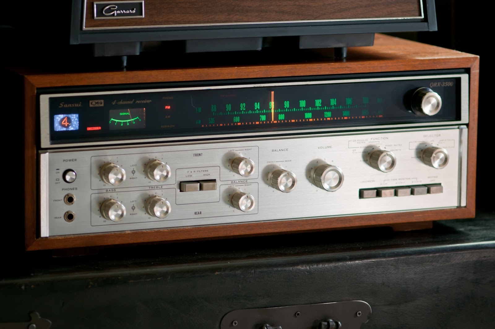 Golden Age Of Audio: Sansui QRX-3500 4-Channel Receiver 1973