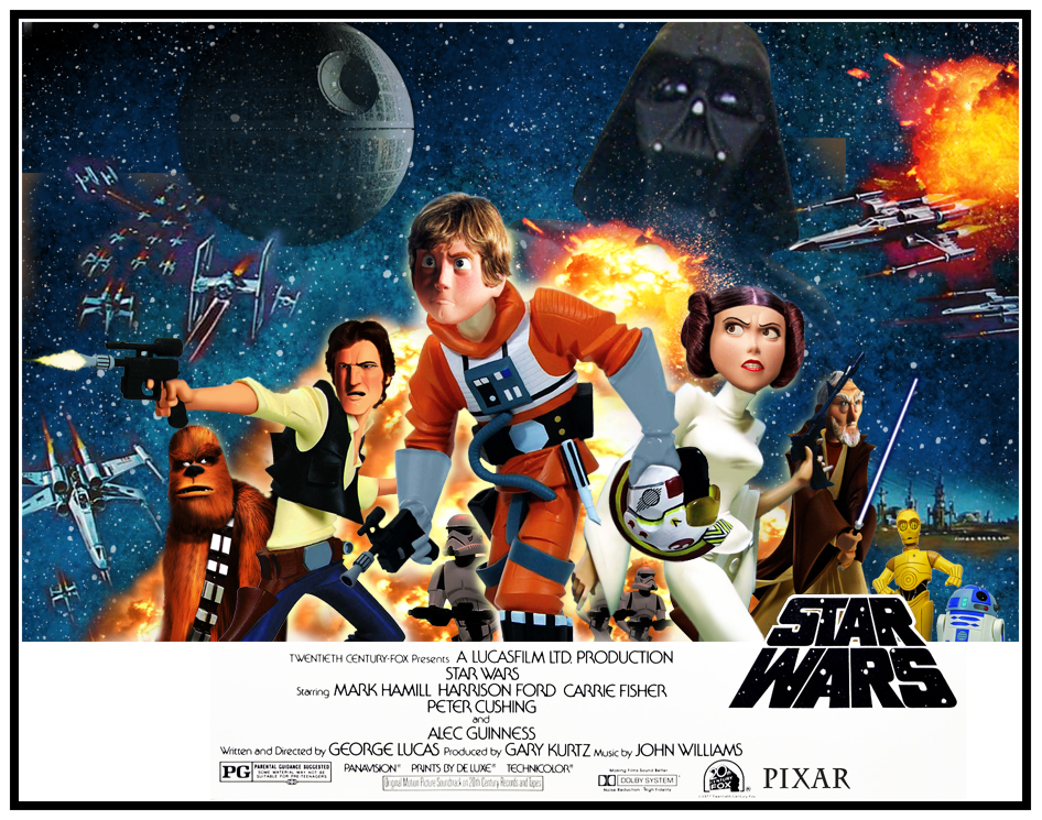 Vicious Imagery: Genius: if Pixar had made the first Star Wars movie
