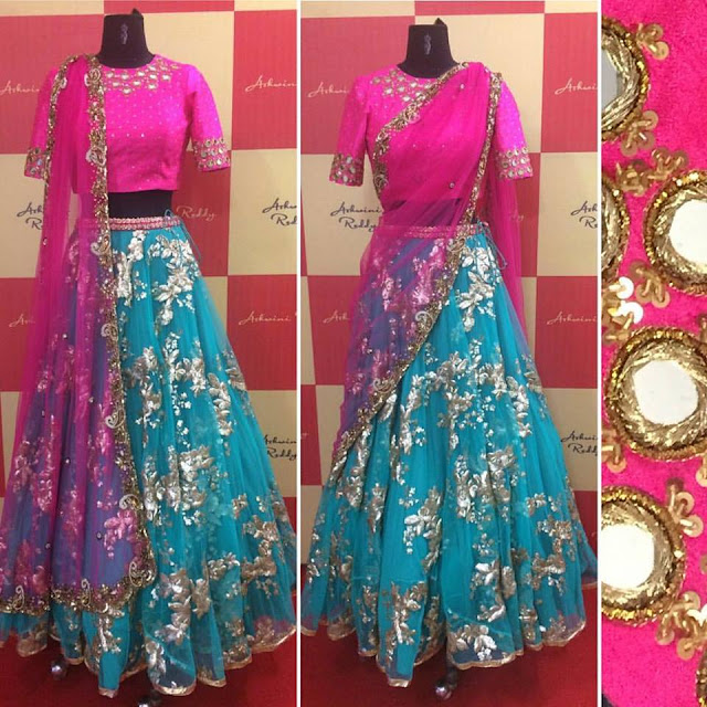 Ashwini Reddy Lahengas Latest Collection - Saree Blouse Patterns