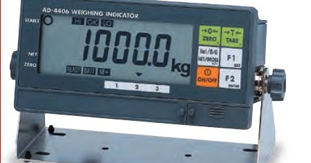 Kalibrasi Timbangan Digital: kalibrasi timbangan digital AND type AD-4406