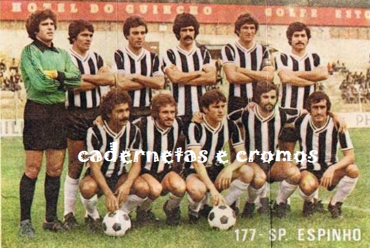 CADERNETAS E CROMOS: SPORTING CLUBE DE ESPINHO - 1977/1978