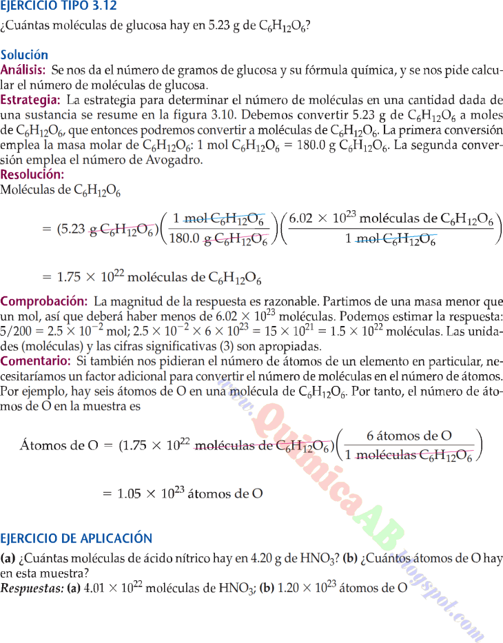 EL MOL TEORIA Y EJERCICIOS RESUELTOS ~ QUÍMICA PASO A PASO