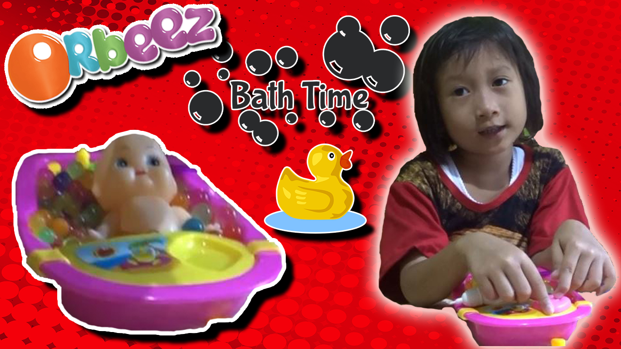 Boneka Bayi Mandi Orbeez Boneka Bebek Mainan Anak - Baby Doll With Duck ...