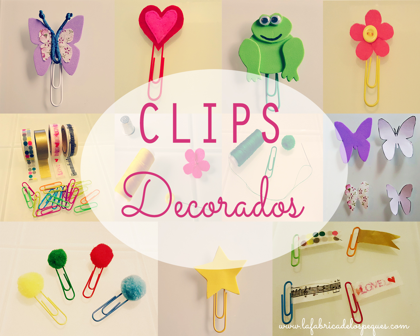Clips decorados DIY – Princess & Owl Stories
