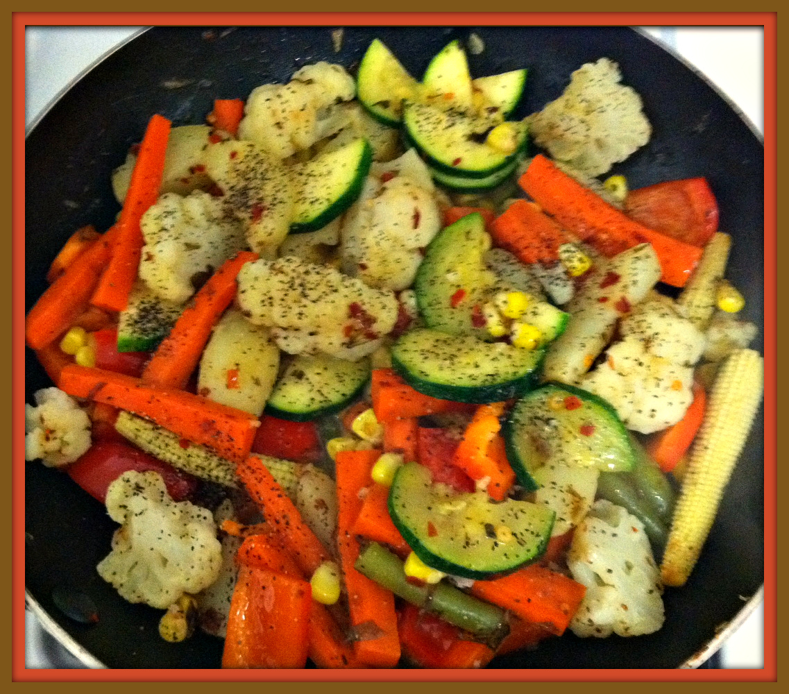 Puja Arun 's Experimental Vegetarian Kitchen: Buttered Vegetable