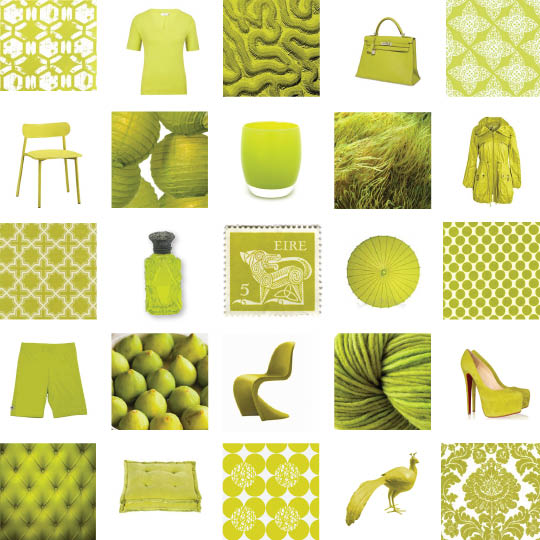 Diane Carnevale: The color chartreuse!