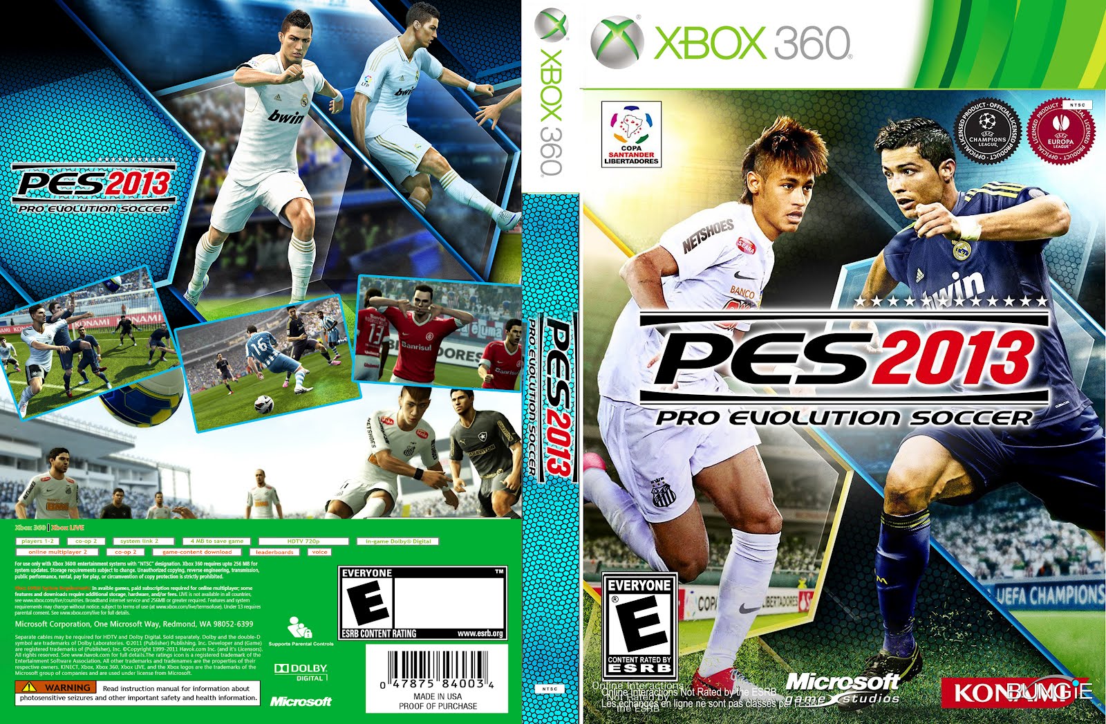 Capas e Covers: PES - Pro Evolution Soccer 2013