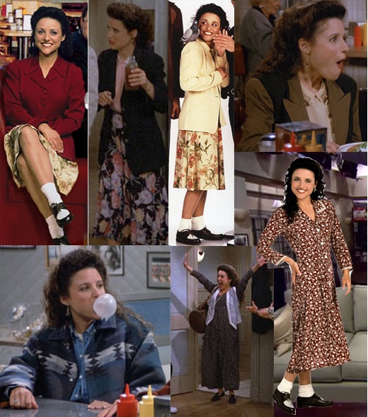 Elaine style | Seinfeld costume, 90s costume, Celebrity look