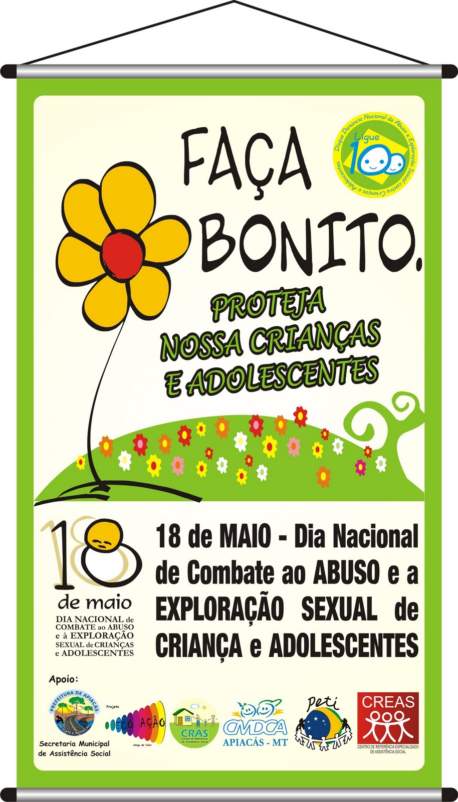 iano designer: Adesivo e Banner - Projeto Faça Bonito Apiacas MT