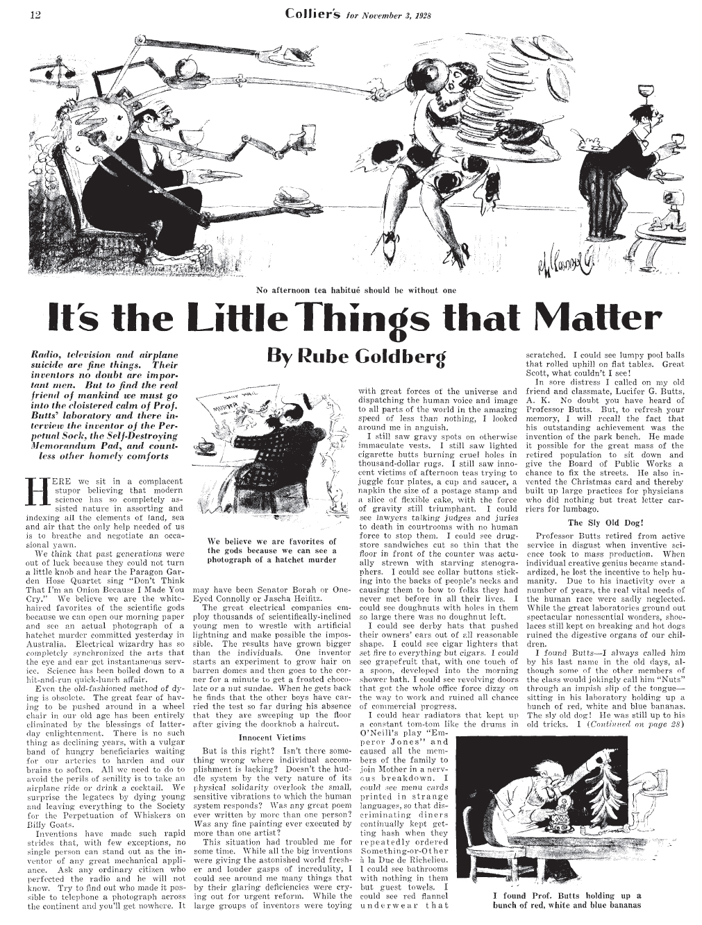 Screwball Comics: The Origins of Rube Goldberg's Professor Lucifer ...