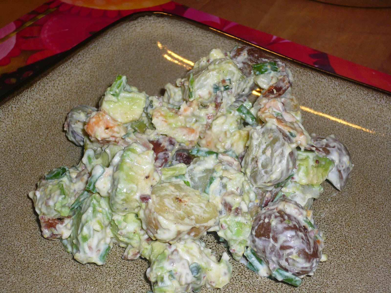 Salade de patates-avocats