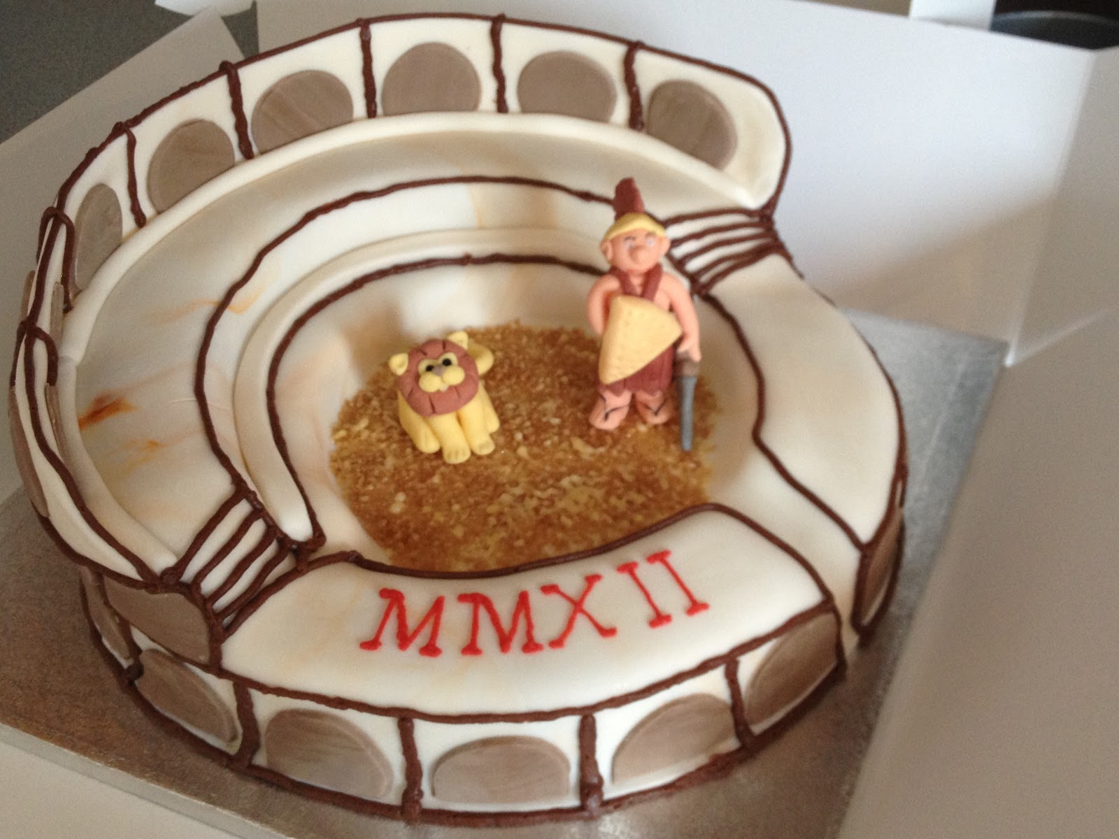 Nicky's Cakes: Roman Gladiator Cake