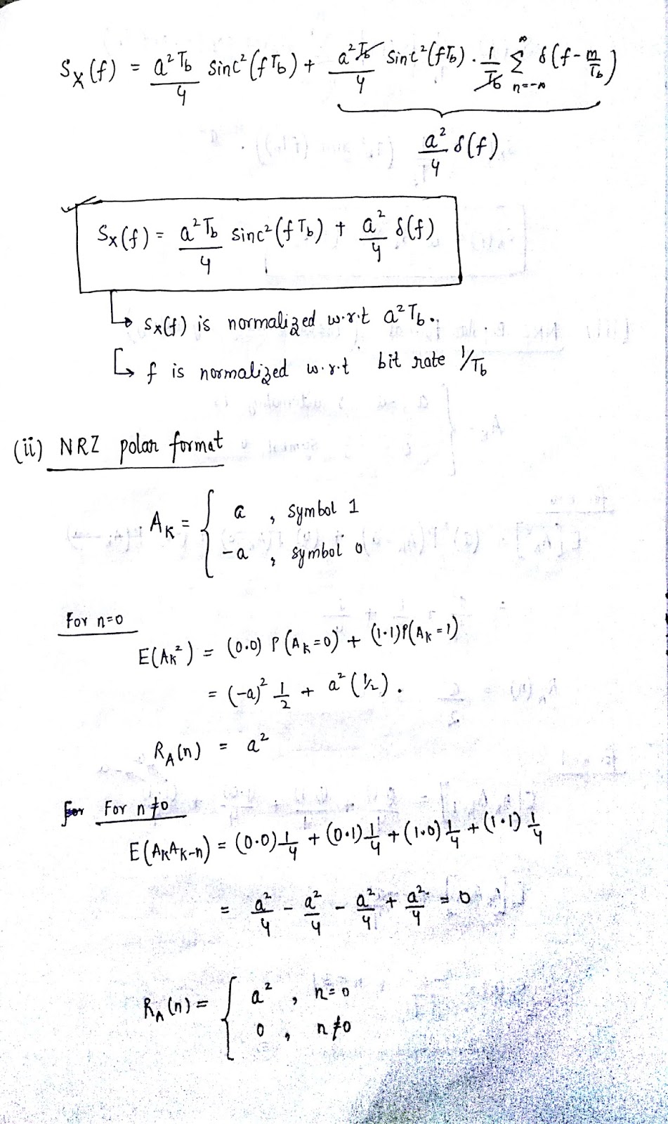 Line Coding PSD - (ECE-4001)