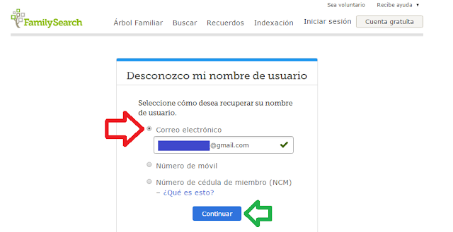 Nuevos en FamilySearch Indexing: Recuperar su Cuenta LDS por Correo ...