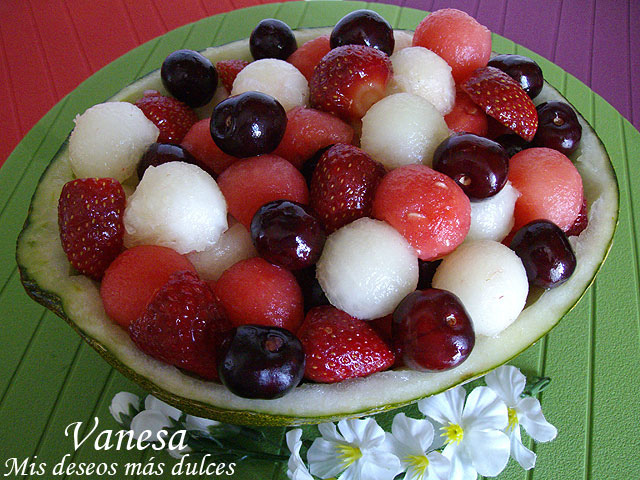 Caramelos y Chocolates: Receta del día: Melón relleno