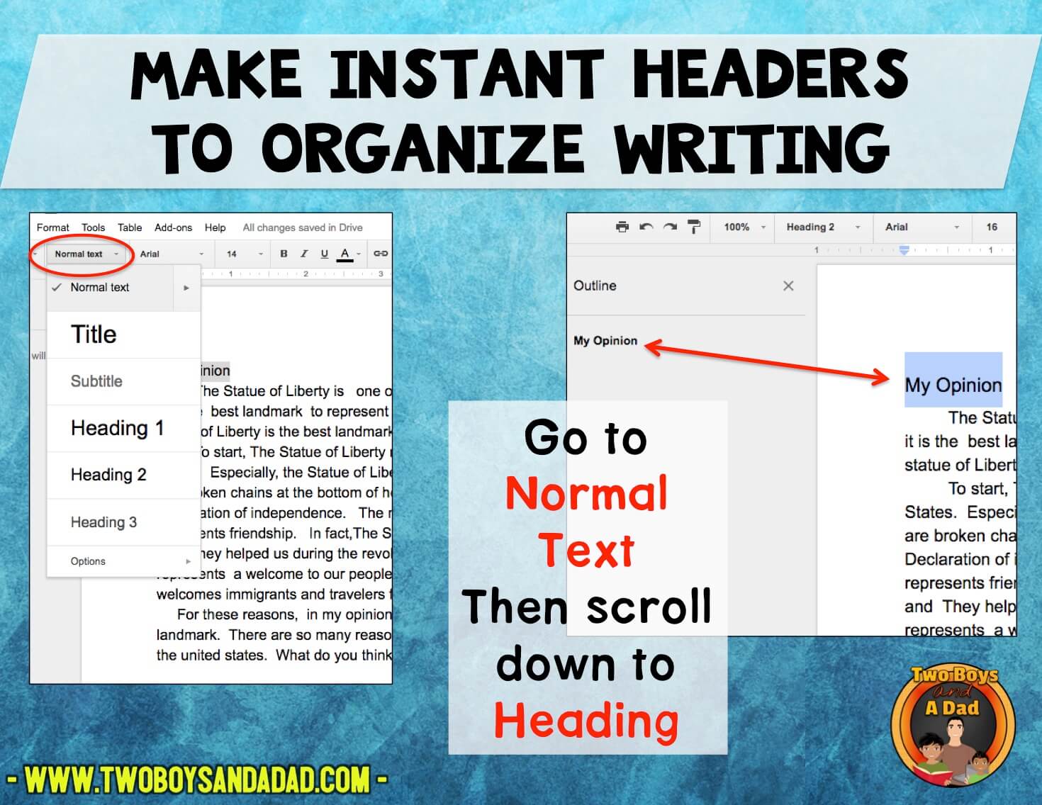 5 Tools That Will Make Your Students Google Docs Pros - Two Boys and a Dad
