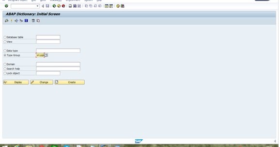 Step By Step Tutorial On Creating Type Group In Sap Abap