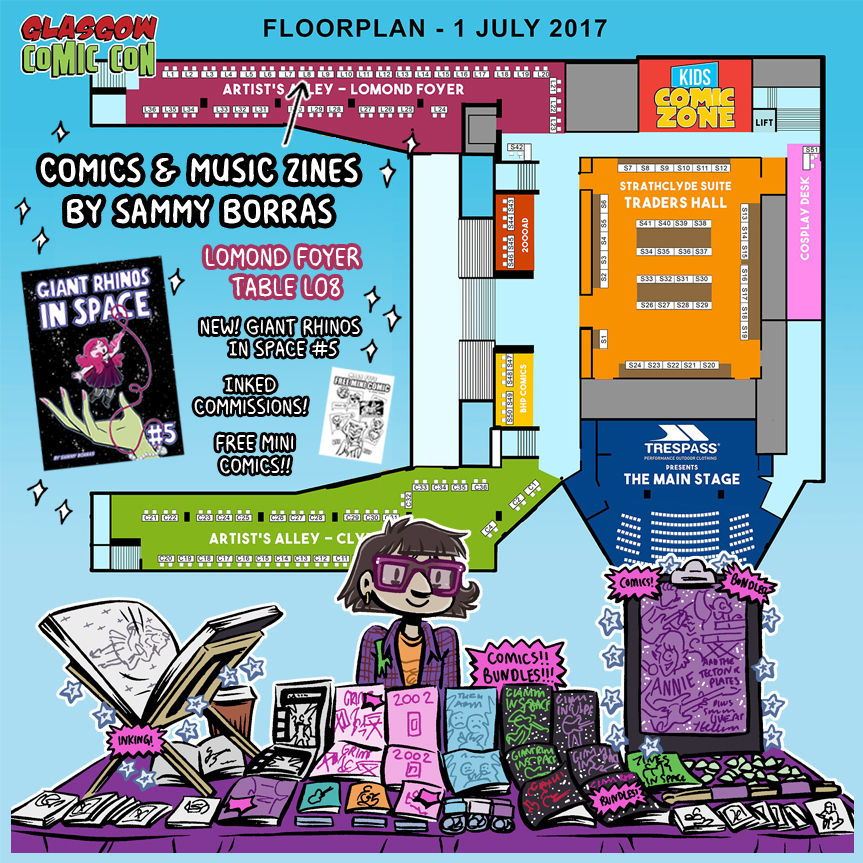 Sammy Borras - Comics and Illustration: Birmingham Comic Art Show