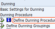 SAP FICO Central: Dunning Procedures for Customer Configuration Steps SAP