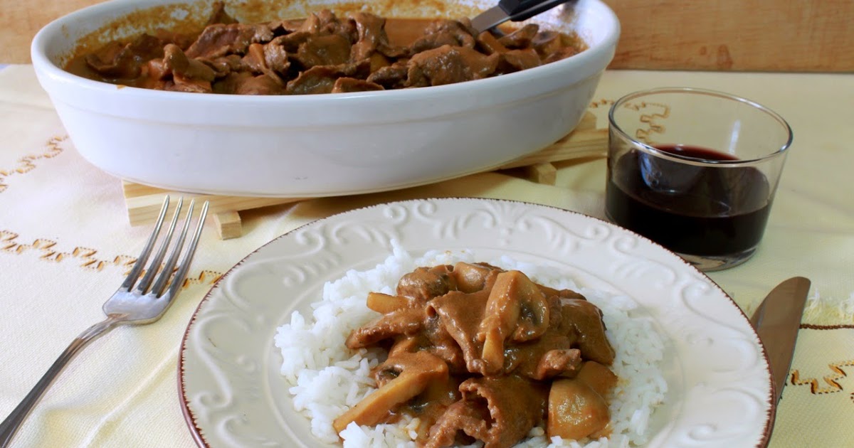 JULIA Y SUS RECETAS: Ternera strogonoff