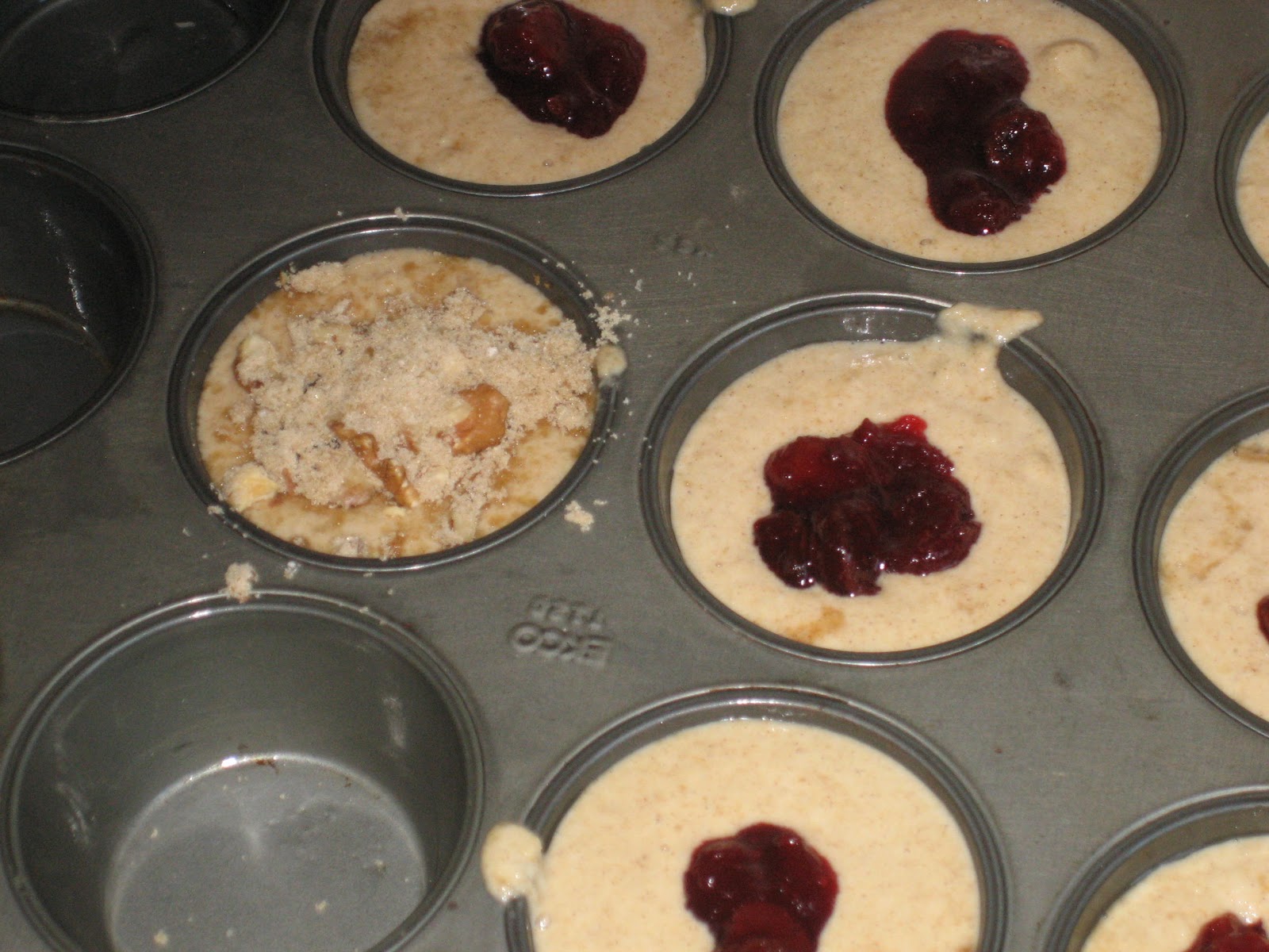 stuffedveggies: Vegan Cranberry Magic Muffins from your own mix