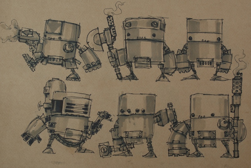 Space Cow Smith Productions: Rusty Robot Concepts