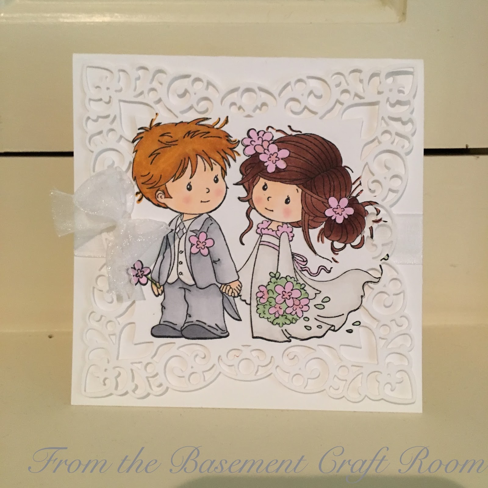 From the Basement Craft Room: Bride and Groom