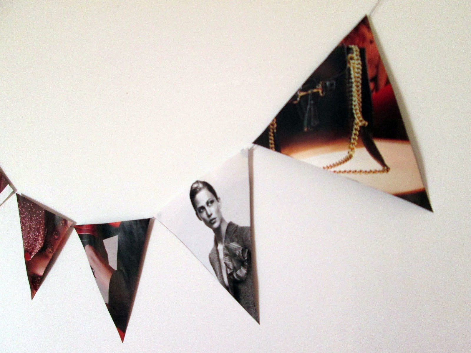 A floral crown: DIY BUNTING