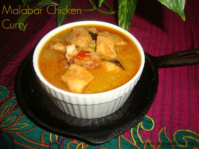 Sailaja Kitchen...A site for all food lovers!: Malabar Chicken Curry ...