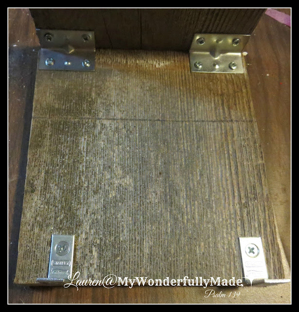 "Wonderfully Made": EASY Reclaimed Wood Cornice