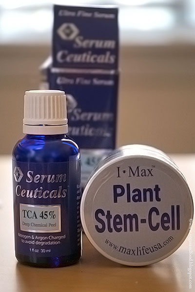 I Max plant stem-cell cream and 45% Trichloroacetic Acid Serum-Deep ...