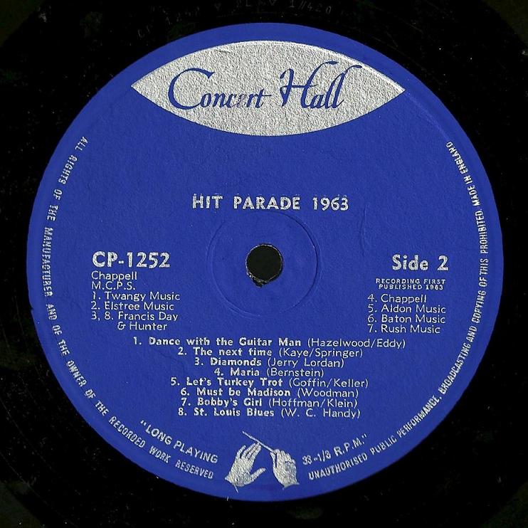 Copycat Cover Records: Hit Parade 1963