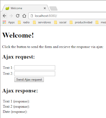 code-with-the-flow: JQuery AJAX requests in Spring MVC example