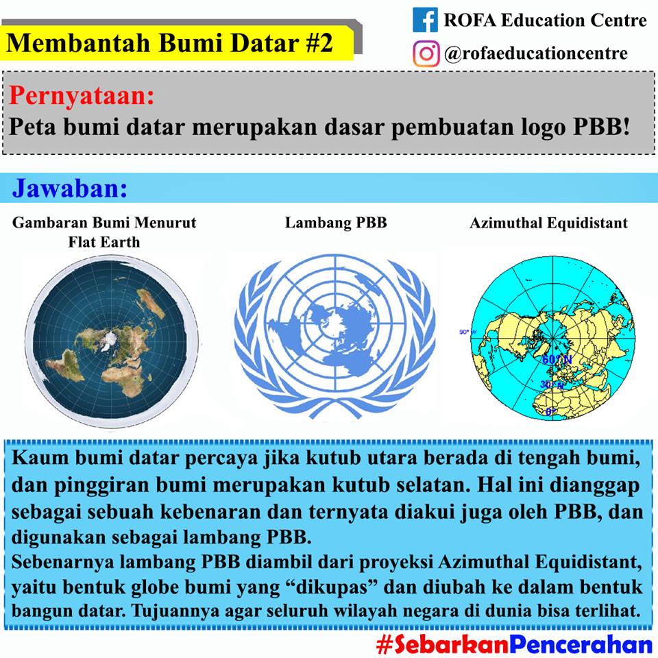[Bumi Datar] Lambang PBB Menunjukkan Bahwa Bumi itu Datar? #2 ~ ROFA ...