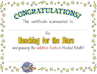 Rockin' Teacher Materials: Rocket Math Rocks!