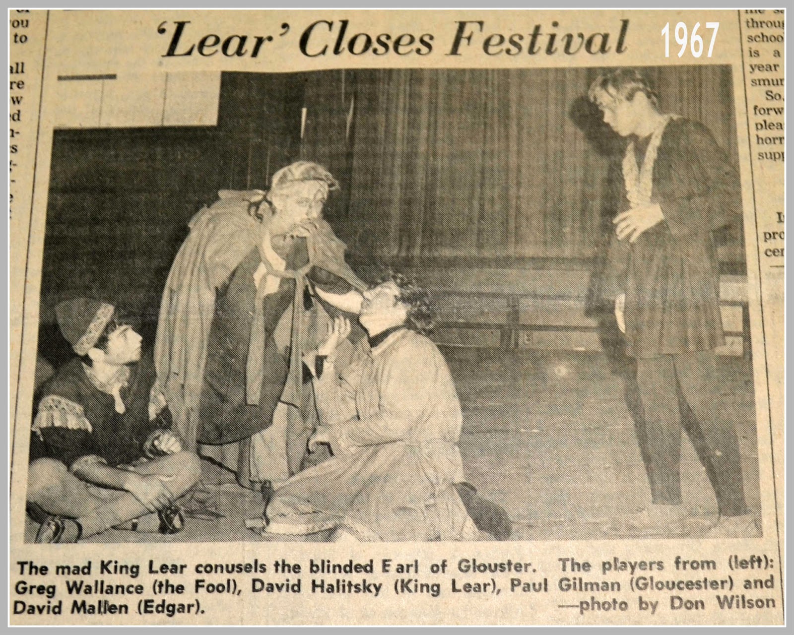 EverythingCroton: SOME NEWSPAPER COVERAGE OF THE 1967 SHAKESPEARE FESTIVAL