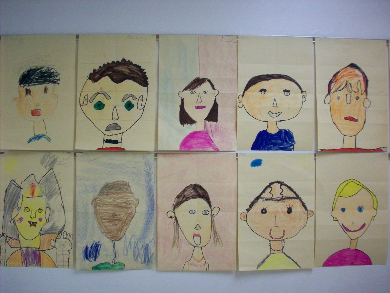 Mrs. Thuesen's ART Room: 1st Grade Self Portraits