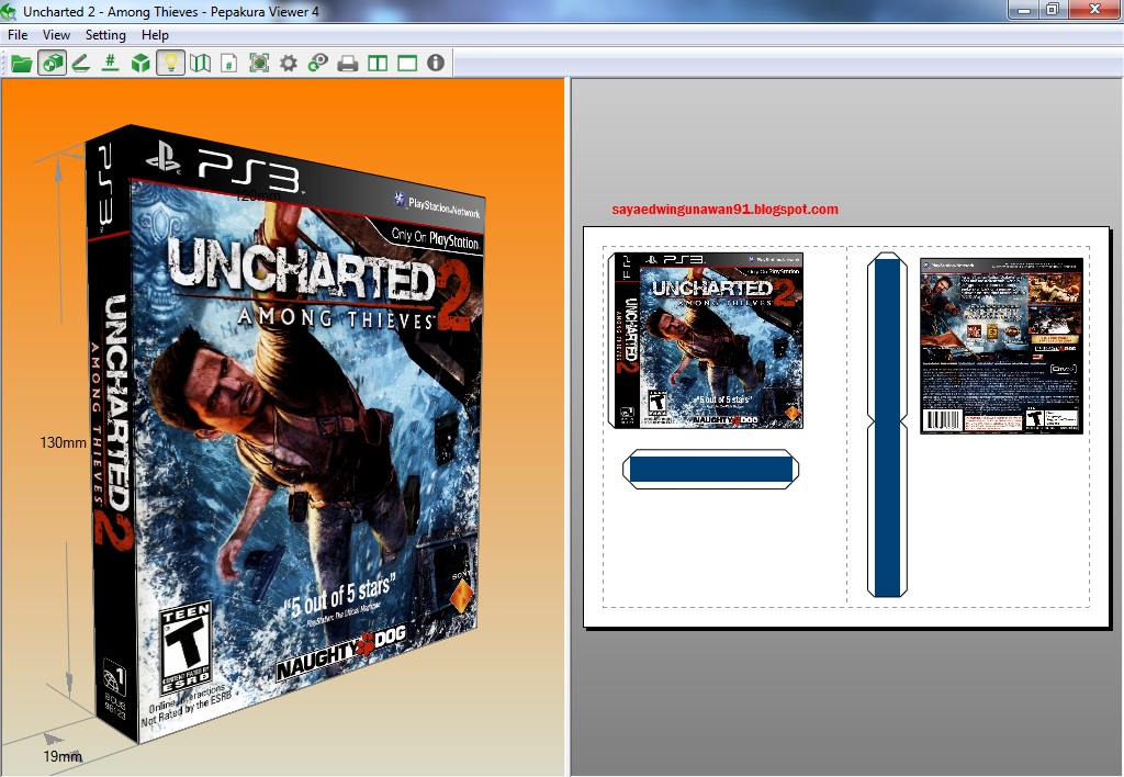 Our World: Papercraft Cover Playstation 3