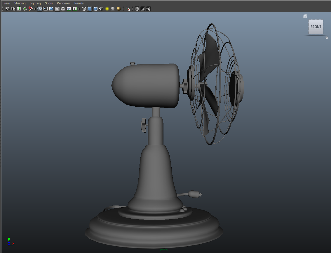 MCBDLM STUDIOS: 3D Modeling Challenge: Electric Fan