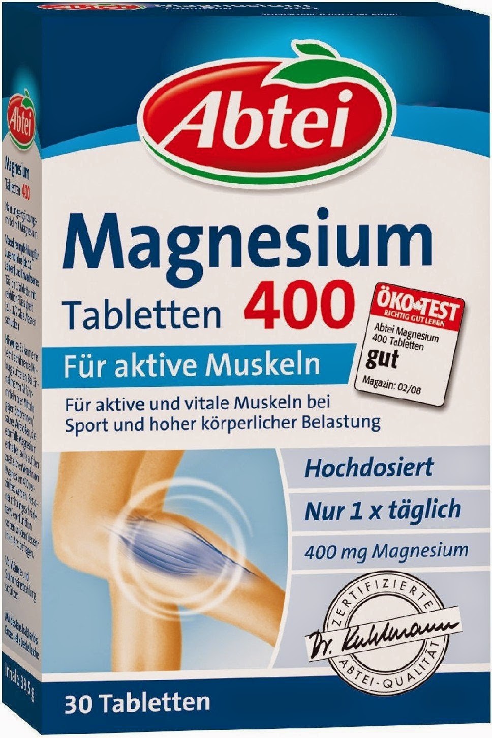 Magnesium Tabletten und Magnesium Pillen hochdosiert kaufen *: Abtei ...