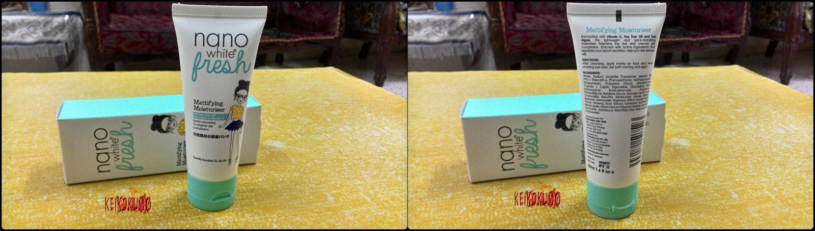 Makeup Review : Mattifying Moisturiser (Nano White Fresh)