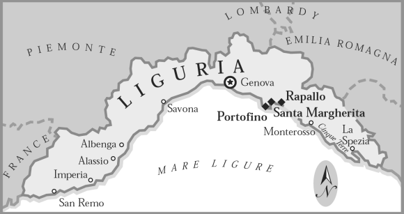 Mapa de Liguria Imagen | Mapa de Italia Ciudades