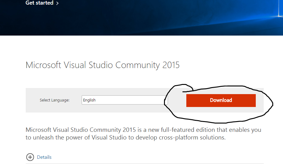 How to install visual studio 2015